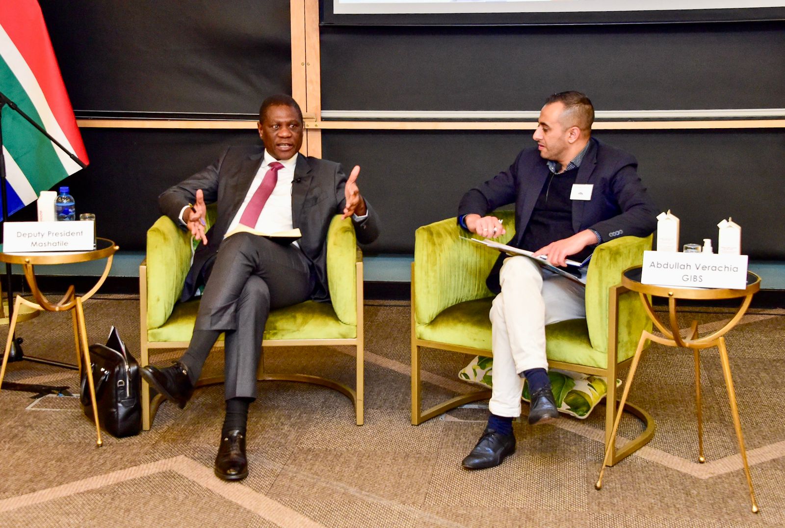 The American Chamber of Commerce hosted the Deputy President, Paul Mashatile, at GIBS Business ...